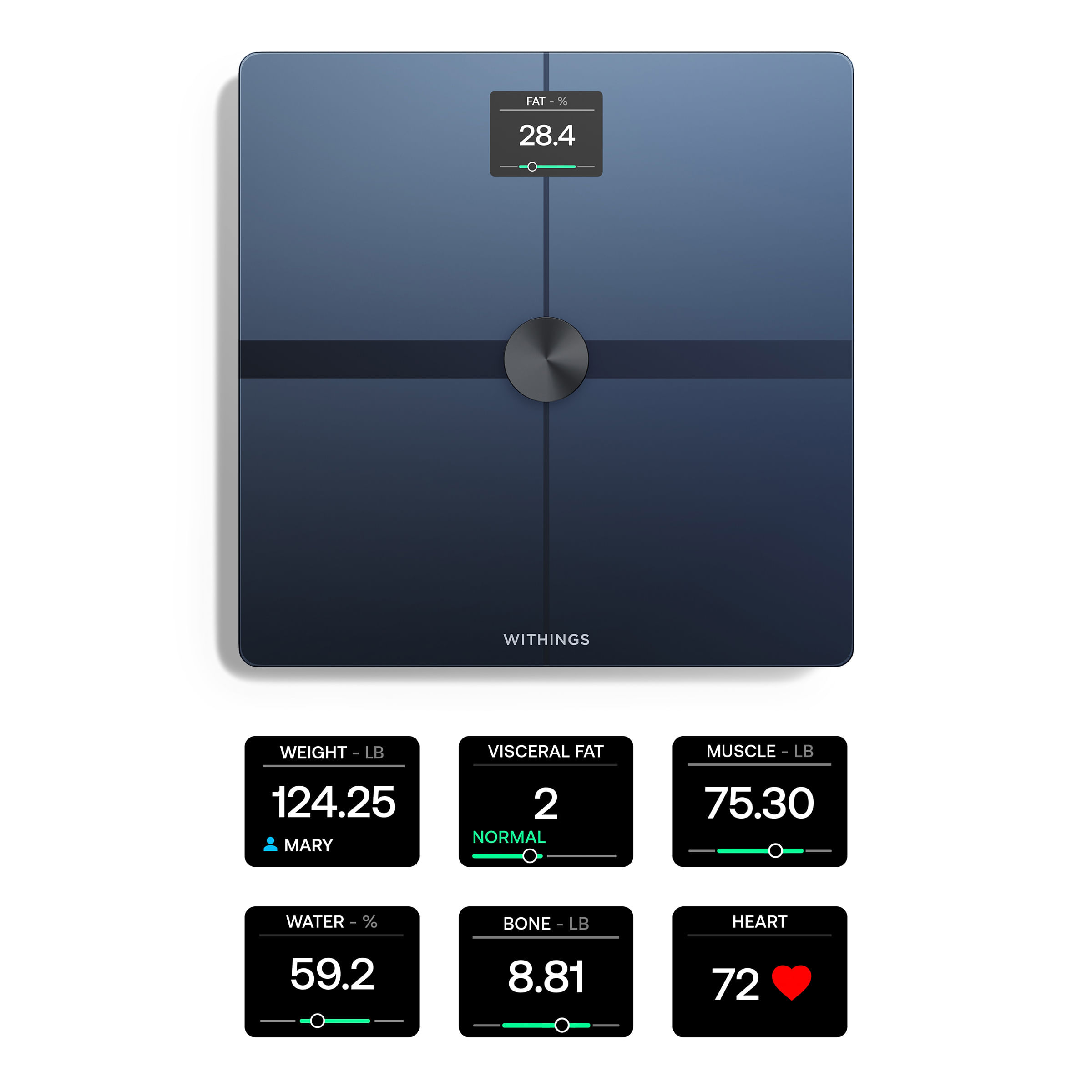 Withings - Body Smart - Advanced Body Composition Smart Wi-fi Scale ...