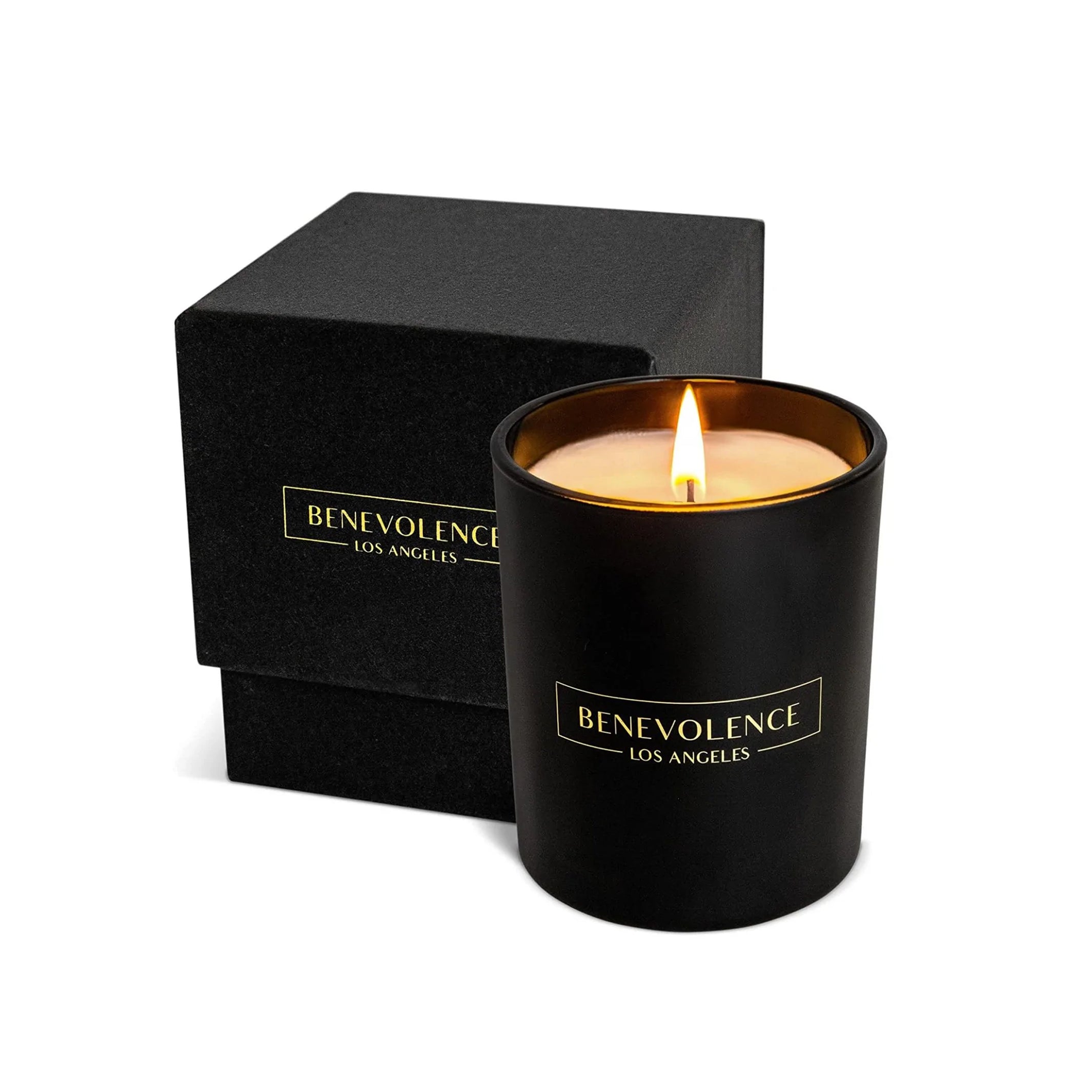 Matte Black Scented Candles - Pine Wood
