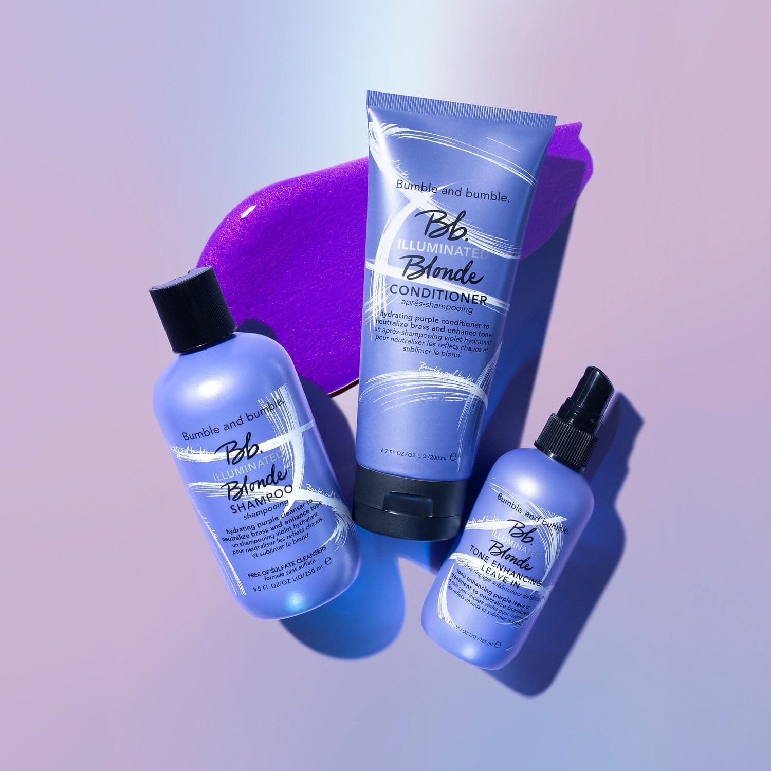 Bb.illuminated Blonde Purple Leave In Spray