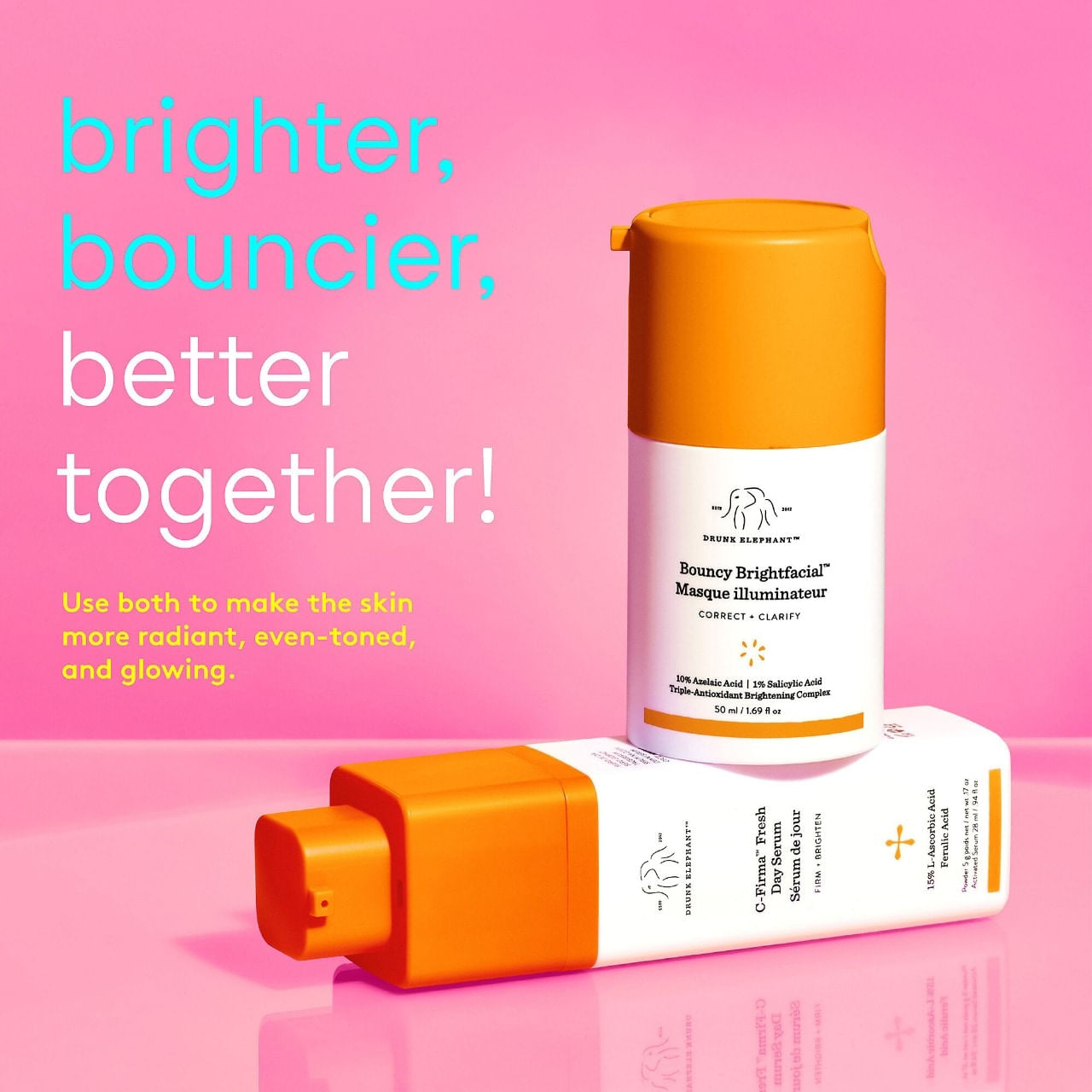 Bouncy Brightfacial Brightening Mask With 10% Azelaic Acid + 1% ...