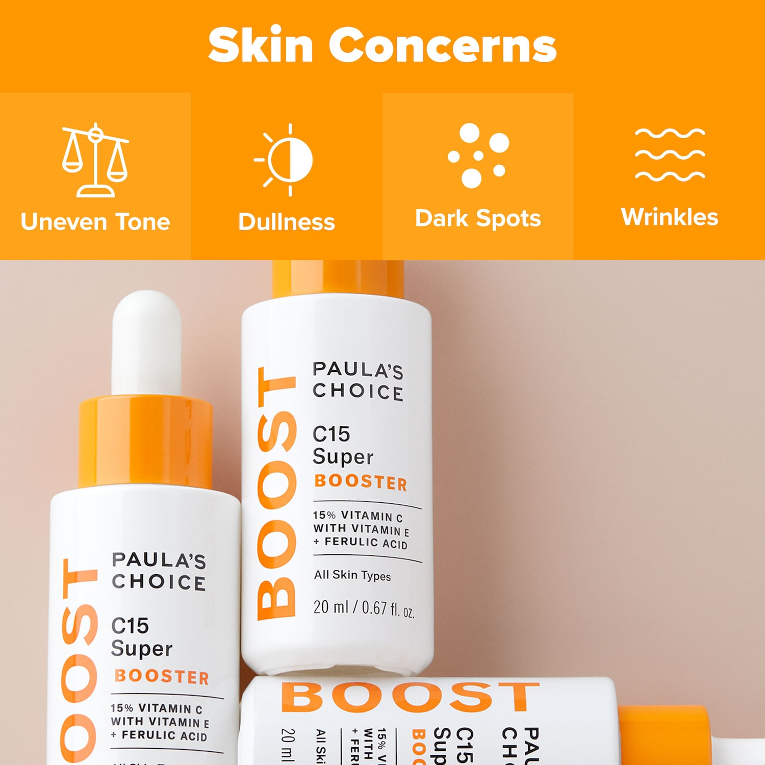 C15 Super Booster For Brightening Dullness & Uneven Tone