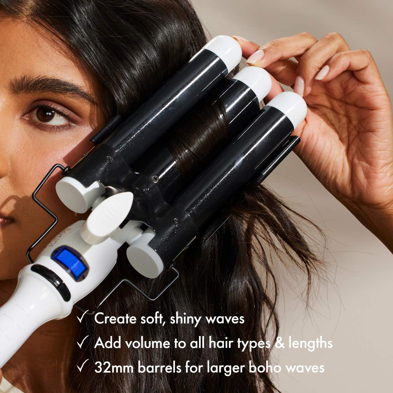 Wave Wand 3-barrel Hair Waver 1 ¼”