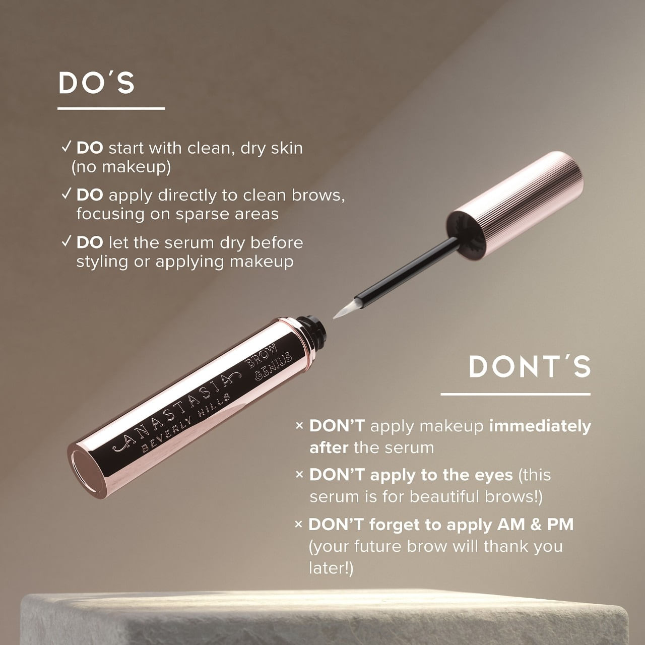 Mini Brow Genius® Conditioning Brow Serum