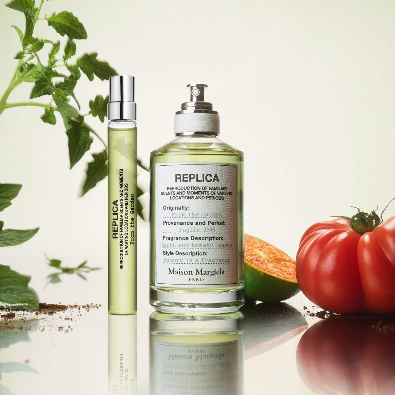 Replica' From The Garden Eau De Toilette Travel Spray With Tomato Leaf ...